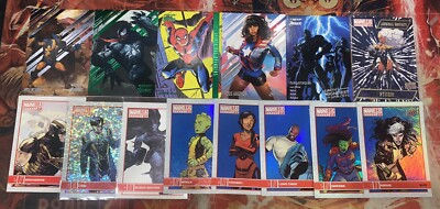 2021-22 Upper Deck Marvel Annual Mixed Lot. Blue Parallel/Fleer/Silver ...