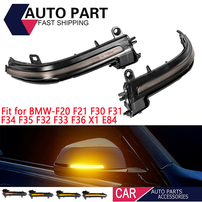 For BMW F20 F30 F31 F32 X1 Dynamic LED Side Mirror Turn Signal ...