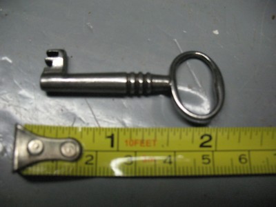 VINTAGE SKELETON KEY GUN METAL FINISH HOLLOW 2'' | eBay