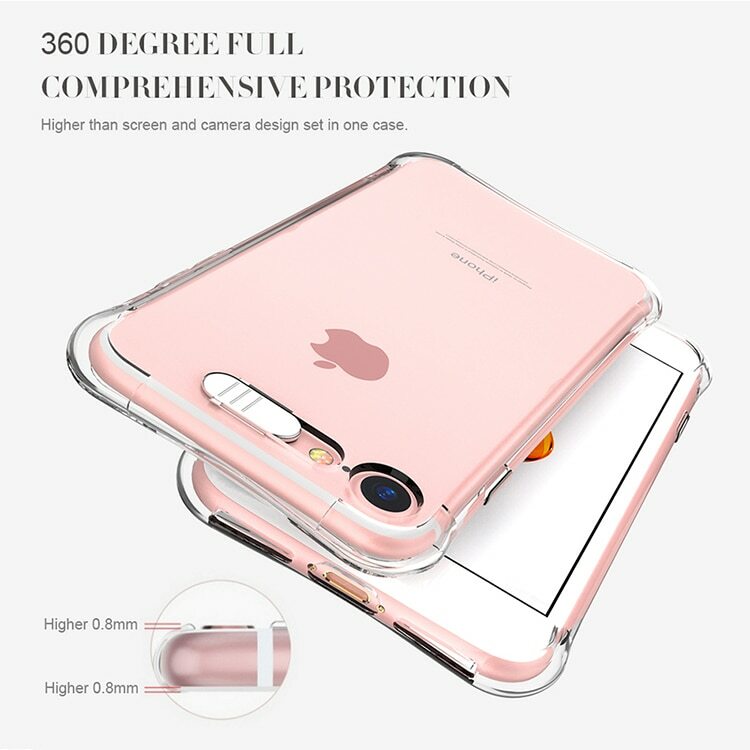 LED Flash Light Up Incoming Call Phone Case Soft TPU Cover For iPhone ...