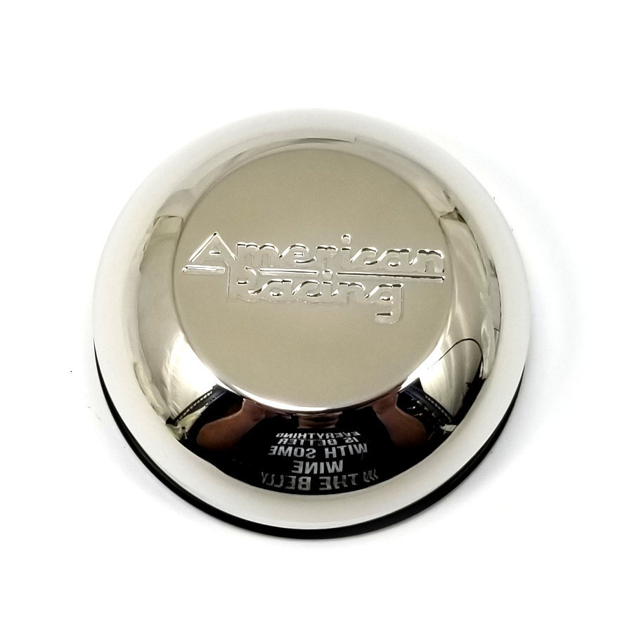 American Racing Polished Silver Center Cap 3-1/4"OD for VN510 Draft ...