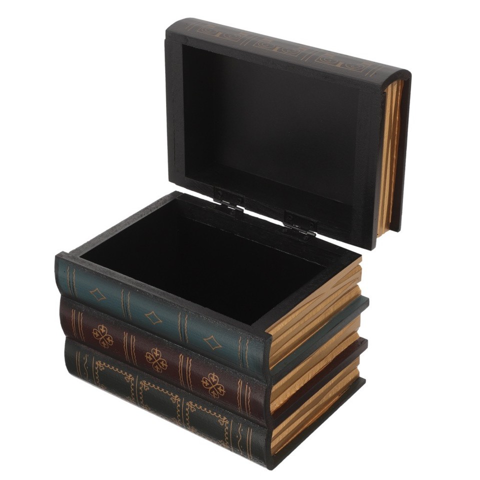 False Book Container Imitated Ornament Decorative Hidden Storage | eBay ...