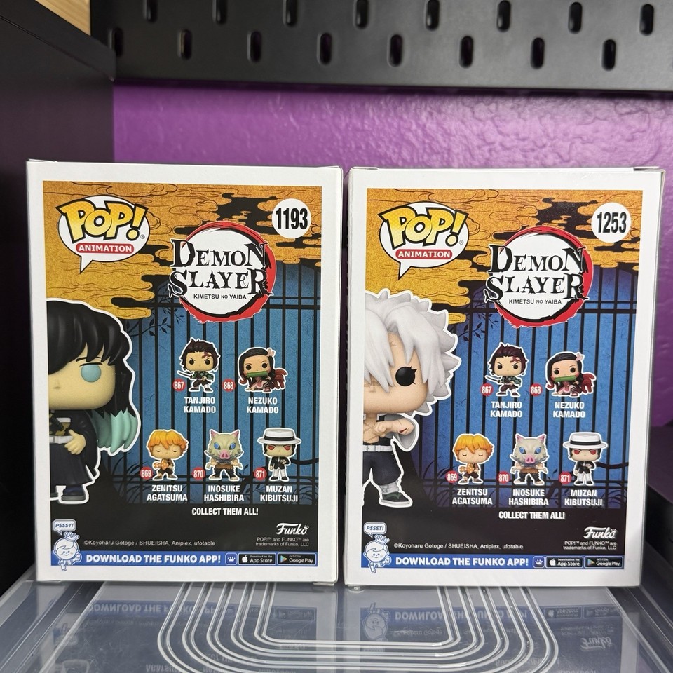 Funko Pop!: SANEMI SHINAZUGAWA #1253 SE & Muichiro Tokito #1193 | eBay