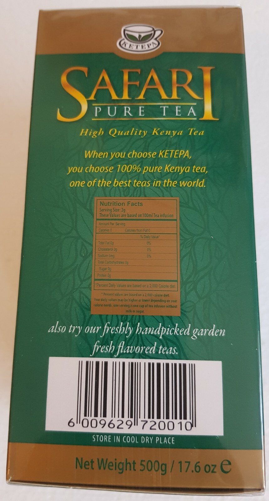 Safari Pure Kenya Tea – 500g Loose Tea by Ketepa, Perfect for Tea ...
