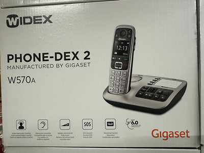 Widex Phone-Dex 2 W570A 1 Handset Cordless Answering System with Caller ...