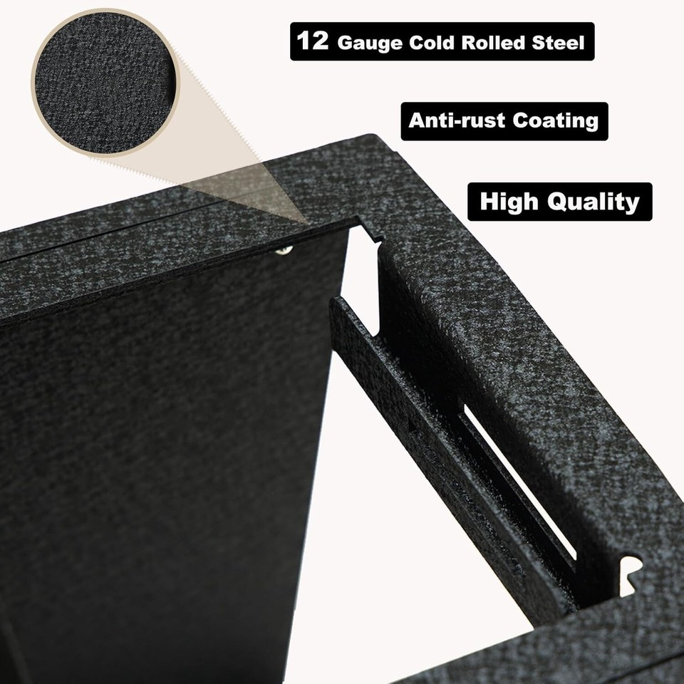 Center Console Safe Vault - KEREN Console Gun Safe Box Compatible with ...