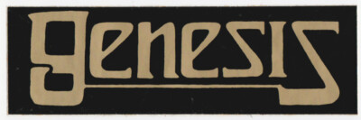 GENESIS - Original - Aufkleber - 70er Jahre - Sticker | eBay.de