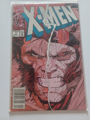 X-Men #7 *NM* Marvel Comics 1992 Jim Lee Wolverine vs. Omega Red ...