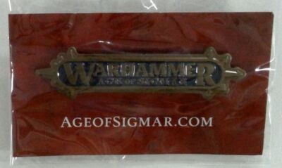 1x Warhammer: Age of Sigmar: Enamel Pin: READ DESCRIPTION New Rarities ...