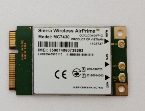 Sierra Wireless AirPrime MC7430 4G LTE GPS WWAN Mobile brandband Module ...
