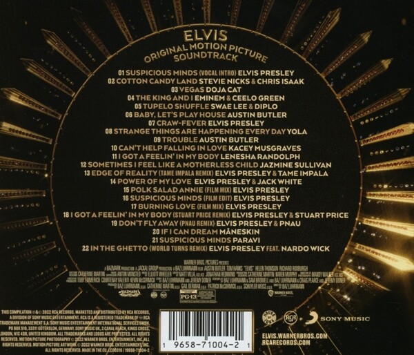 ELVIS (ORIGINAL MOTION PICTURE SOUNDTRACK) CD NEW | eBay