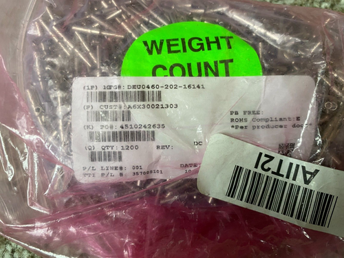 0460-202-16141 - Deutsch Size 16, 20-16 AWG Nickel Solid Pin - 100 Pack ...