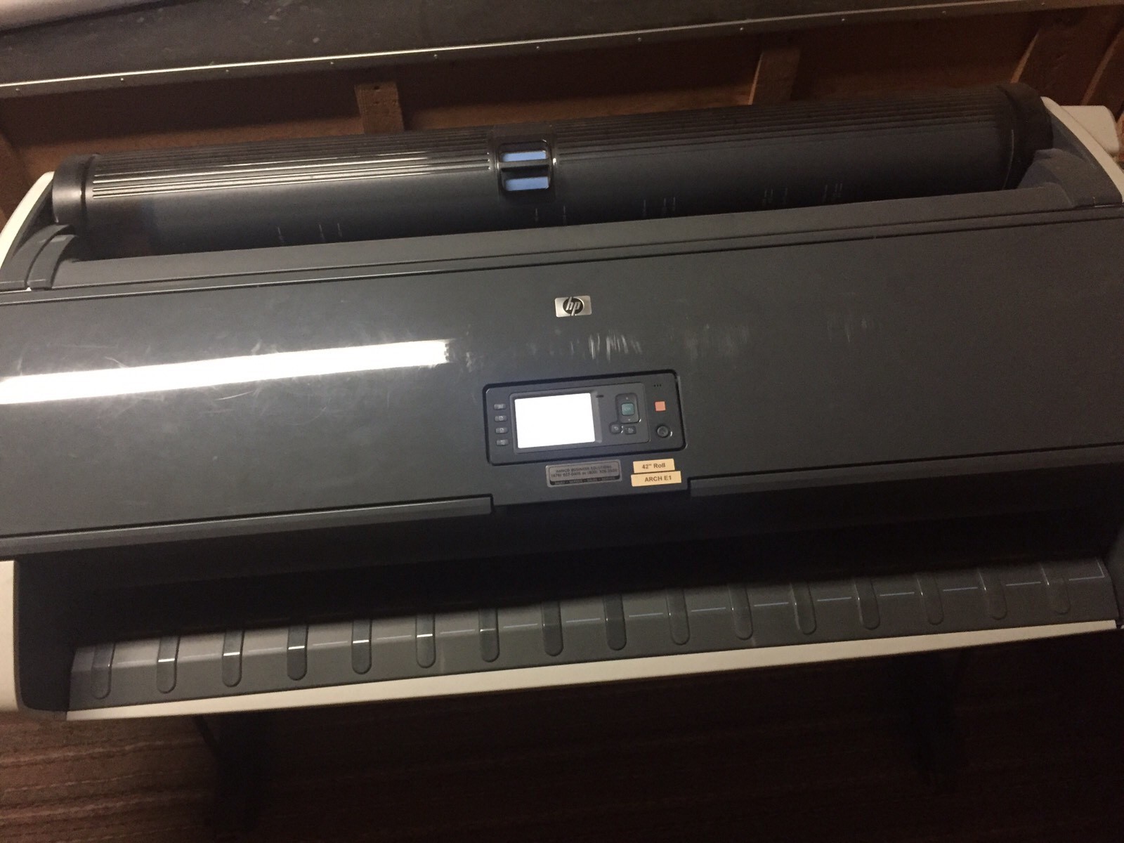 HP DesignJet T770 Color Printer w/Hard Disk On Stand CN375A CH539A 42 ...