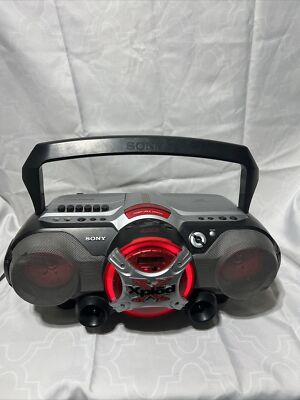 SONY XPLOD CFD-G505 Boombox Radio CD Cassette Tested Works Great No ...