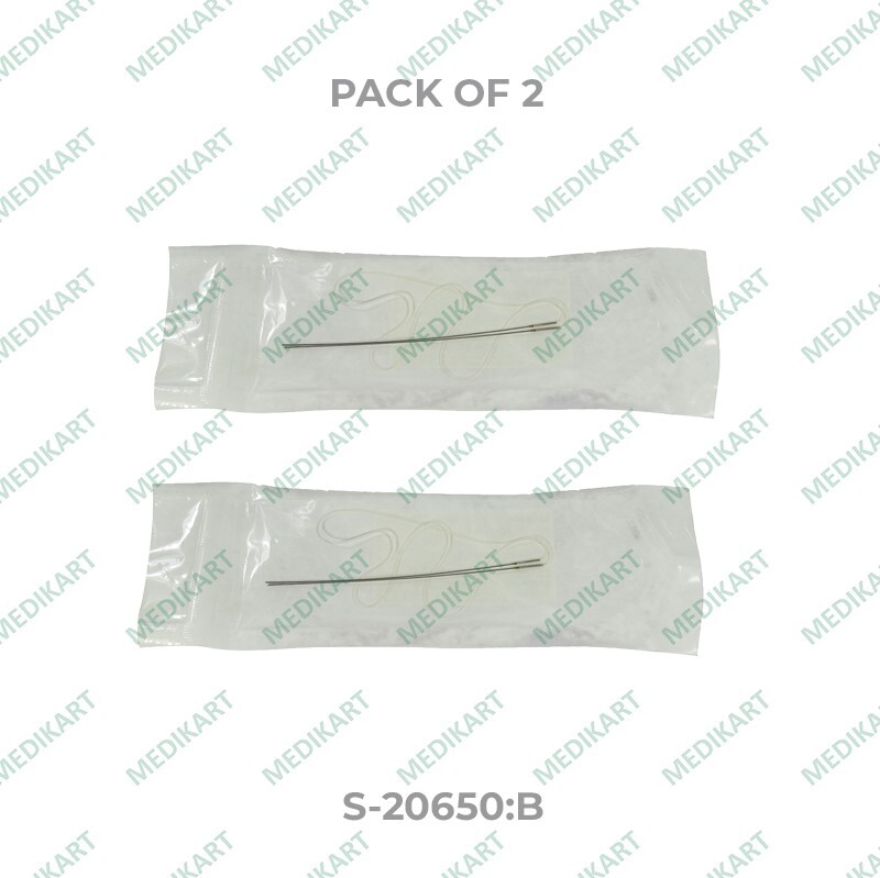 Lacrimal Intubation Set 23G, 11 cm ophthalmic eye instrument(Pack of 2 ...