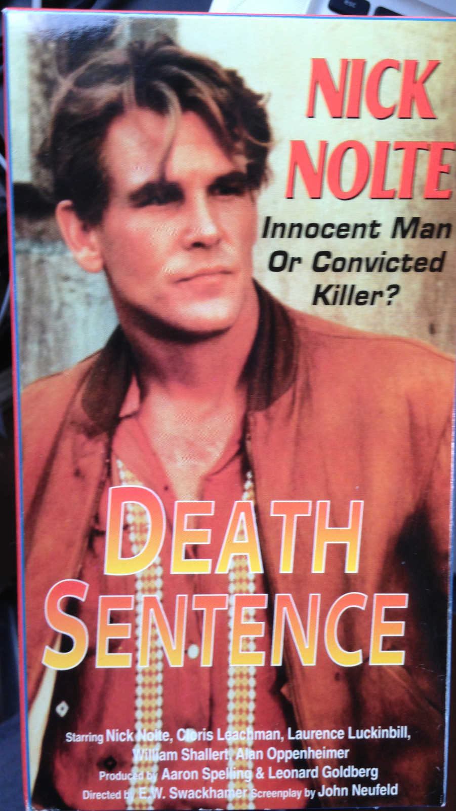 Death Sentence (VHS/EP) 1974 TV movie stars Cloris Leachman and Nick ...