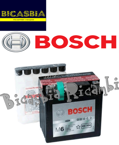 10889 Bosch Battery YTX5L-BS 12V 4AH Kymco Agility R12 - 50 cc - Years ...