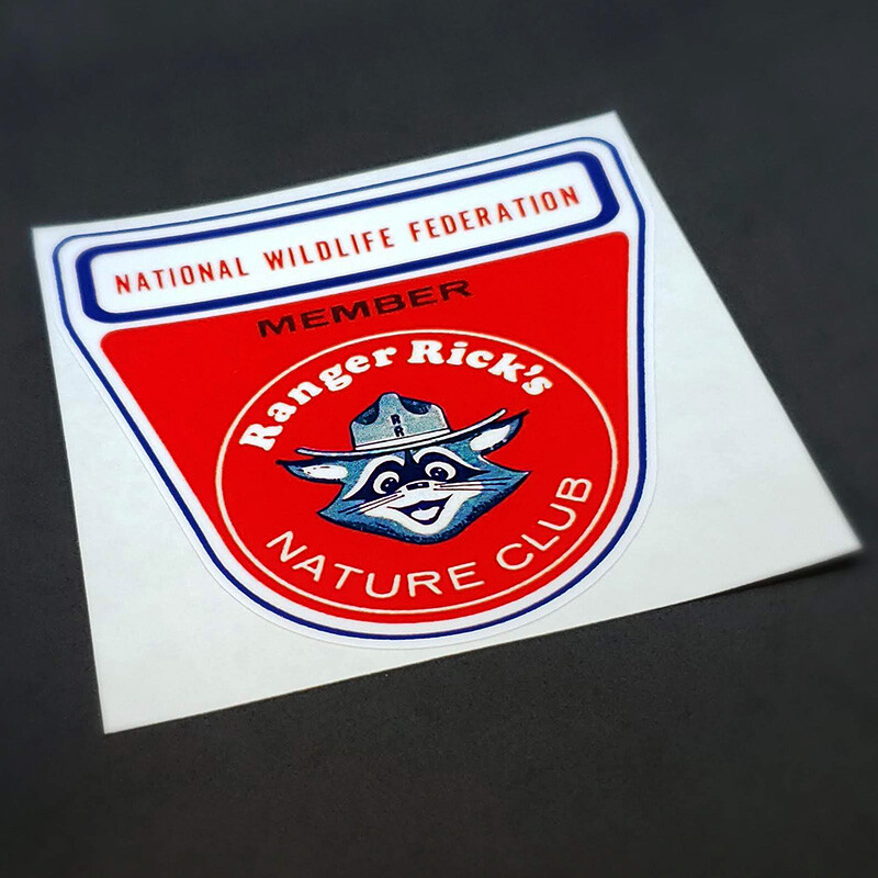 Ranger Rick Nature Club Vintage Style Decal / Vinyl Sticker | eBay