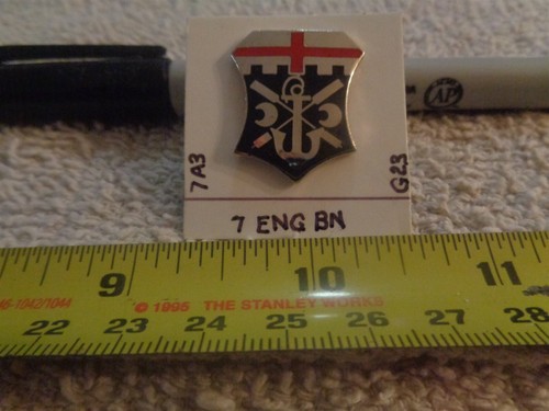 7th Engineer Battalion G23 Unit Crest, DI, DUI (DRAW#94) | eBay