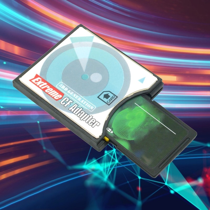 for MMC to CF Type II Compact Flash Card Reader for Digital Camera PDA ...