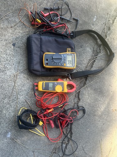Fluke 116 Multimeter & 323 Clamp Meter Kit with Leads, Case | eBay