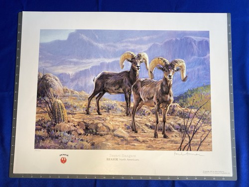 21-Ruger North Americans COMPLETE FULL SET Of Animal Art Prints Posters ...