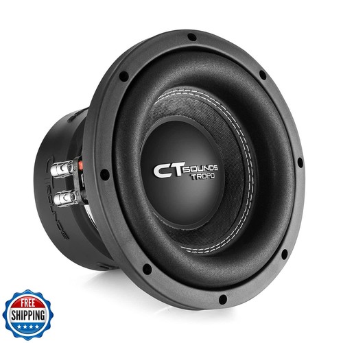 CT Sounds TROPO-8-D2 8 Inch Car Subwoofer Dual 2 Ohm, 800 Watts Max | eBay
