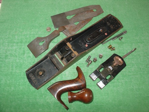 VINTAGE STANLEY BAILEY (SW) No.5-1/2 SMOOTH BOTTOM PLANE "GOOD WOOD ...