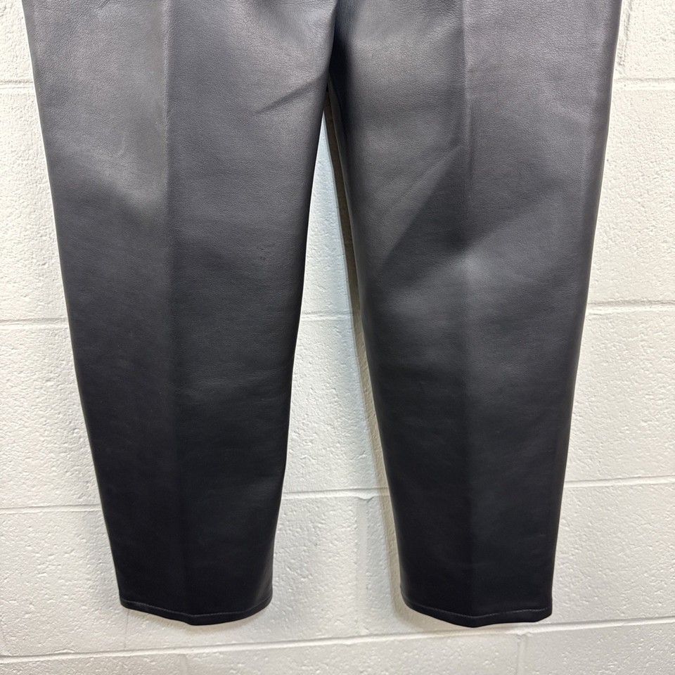 Morbid Threads Pants Mens 34x34 Black Faux Leather Vinyl Goth Punk Emo ...