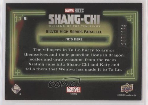 2023 Marvel and The Legend of Ten Rings Silver Shang-Chi Katy Chen ...