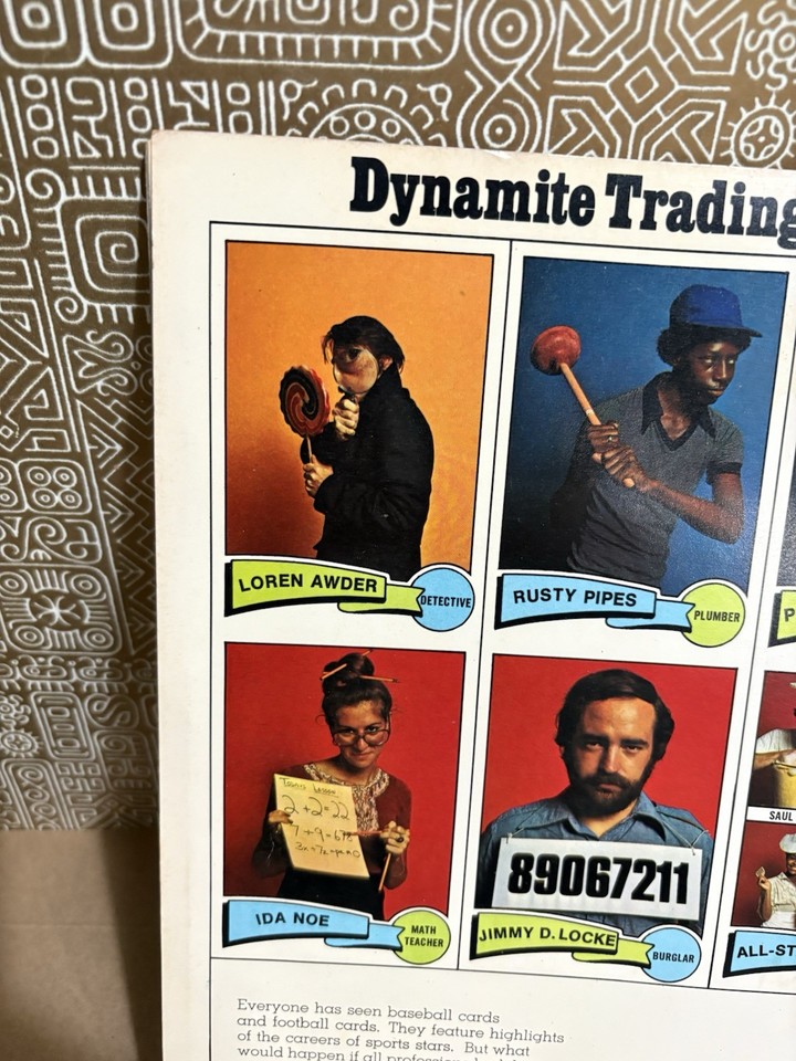 bruce lee dynamite magazine 1975 With Uncut Football Cards And Poster ...