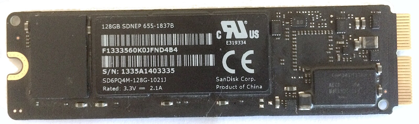 SSD Apple/Sandisk 128Go SDNEP 655-1837B iMac 2013/2014 | eBay