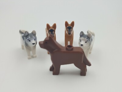 Lego Mini Minifigure Lego Dog Dogs 5x a | eBay