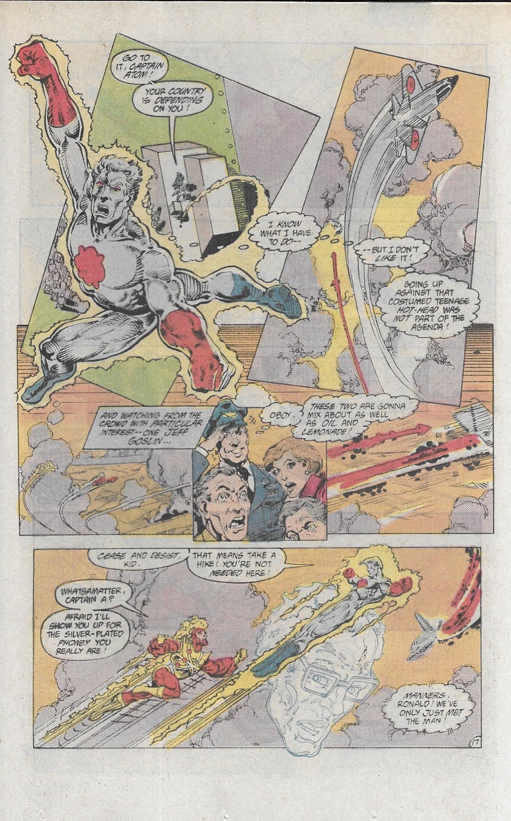 Captain Atom Comic 5 Copper Age First Print 1987 Cary Bates Broderick ...