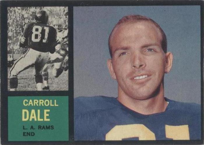 1962 Topps - Carroll Dale #82 (RC) for sale online | eBay