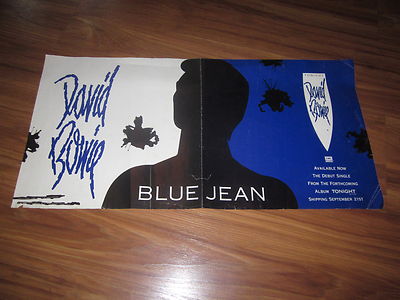 DAVID BOWIE RARE BLUE JEAN PROMO POSTER | eBay