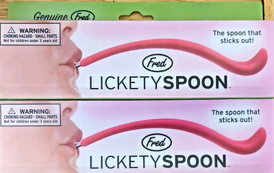 2 x Fred Lickerty Spoon - The Spoon That Sticks Out! | eBay UK