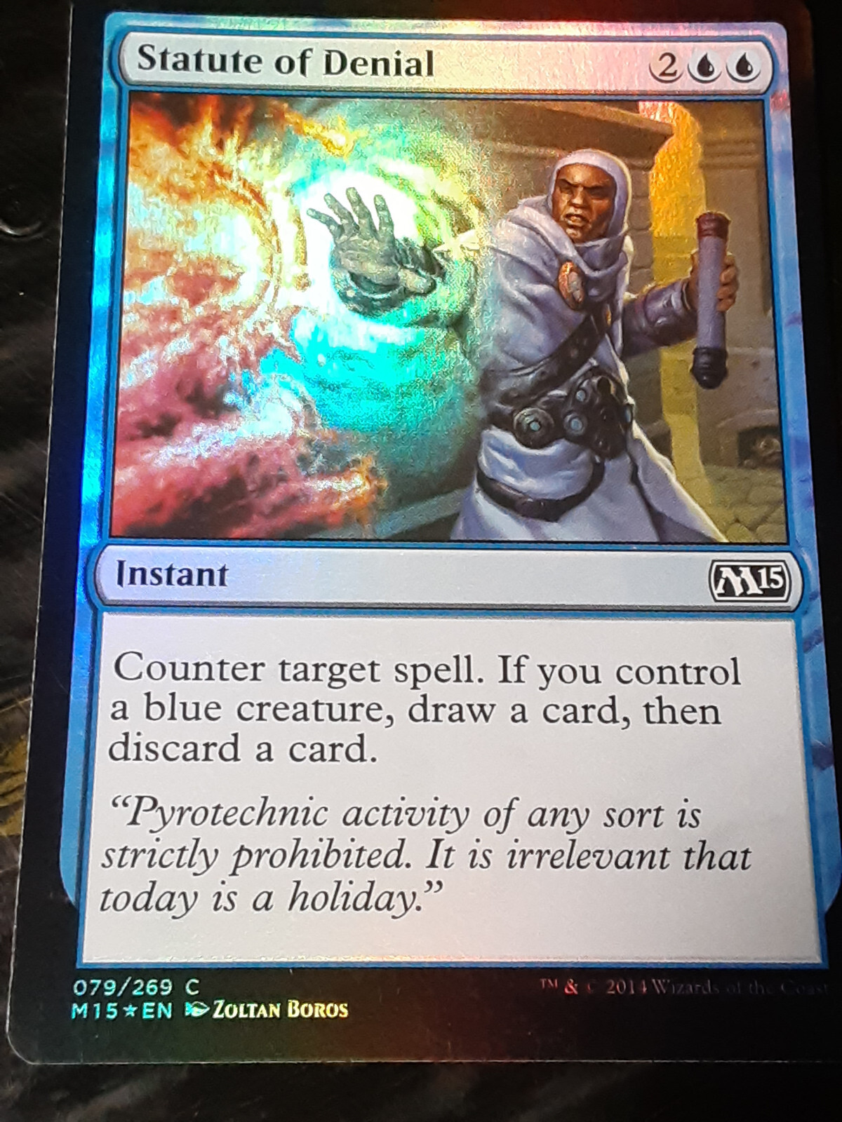 Statute of Denial FOIL , M15 , LP ,MTG, FREE SHIPPING | eBay