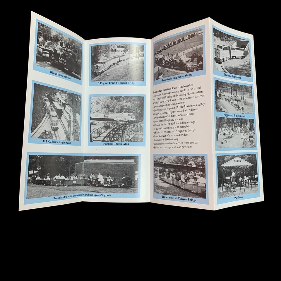 Vintage Junction Valley Railroad Bridgeport Michigan Brochure ...