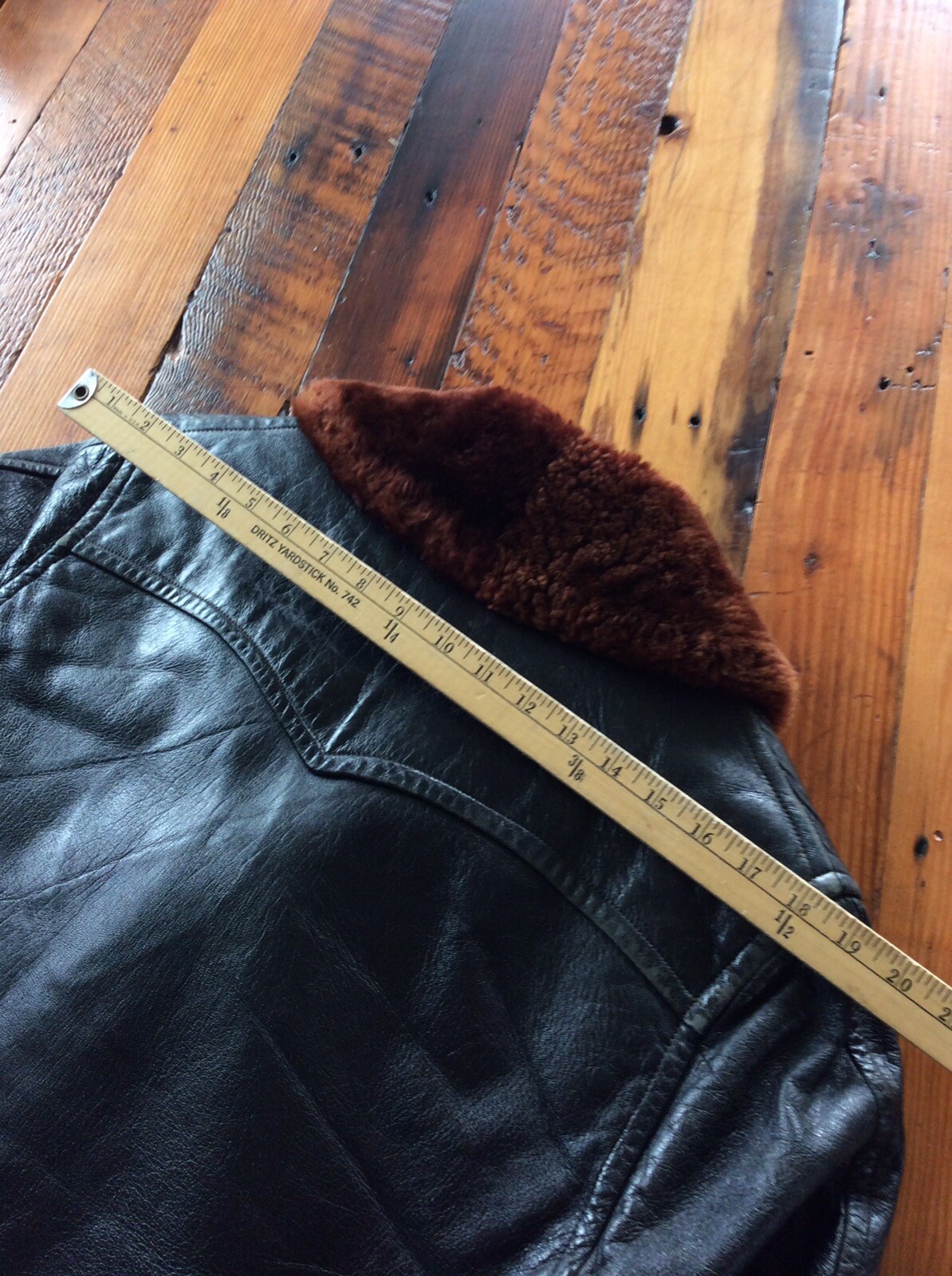 Vtg 60's Submariner Style U-boat Leather Jacket Coat … - Gem