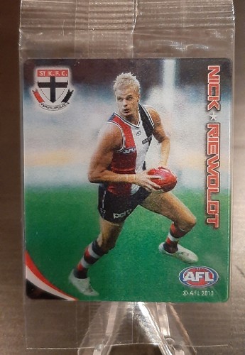2010 AFL Ultra 3D Footy Plays – Nick Riewoldt 61/80 – St Kilda Saints ...
