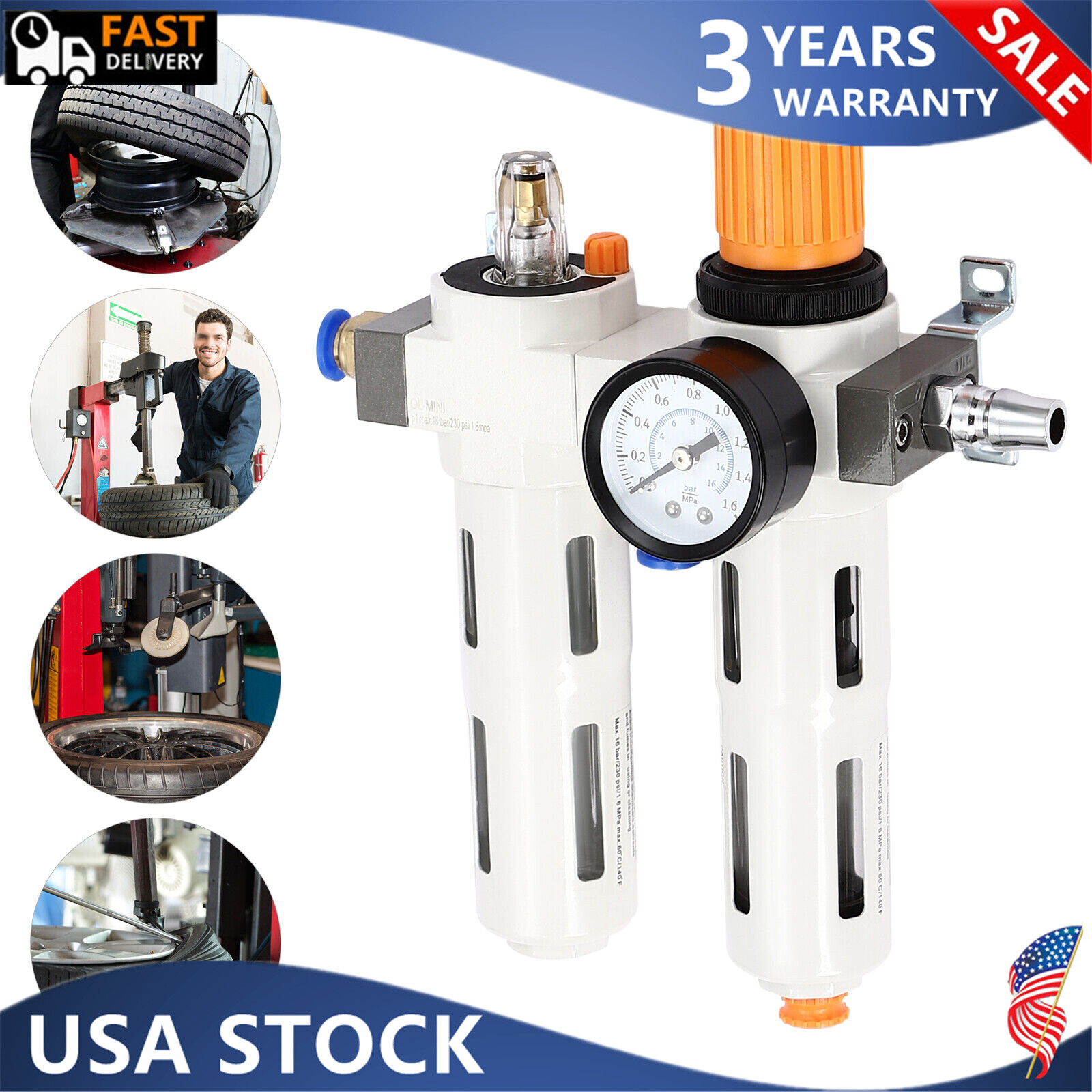 Tire Changer Parts Oil Regulator Air Pressor Oil Water Separator ...