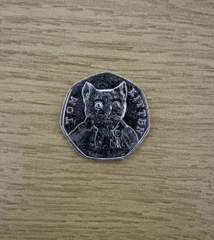 Rare Tom Kitten 2017 50p Coin | eBay UK