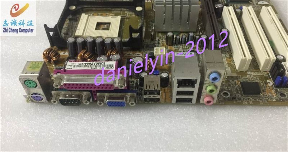 1Pcs Used ASUS P4P800-VM 865G with AGP DDR 478 motherboard | eBay