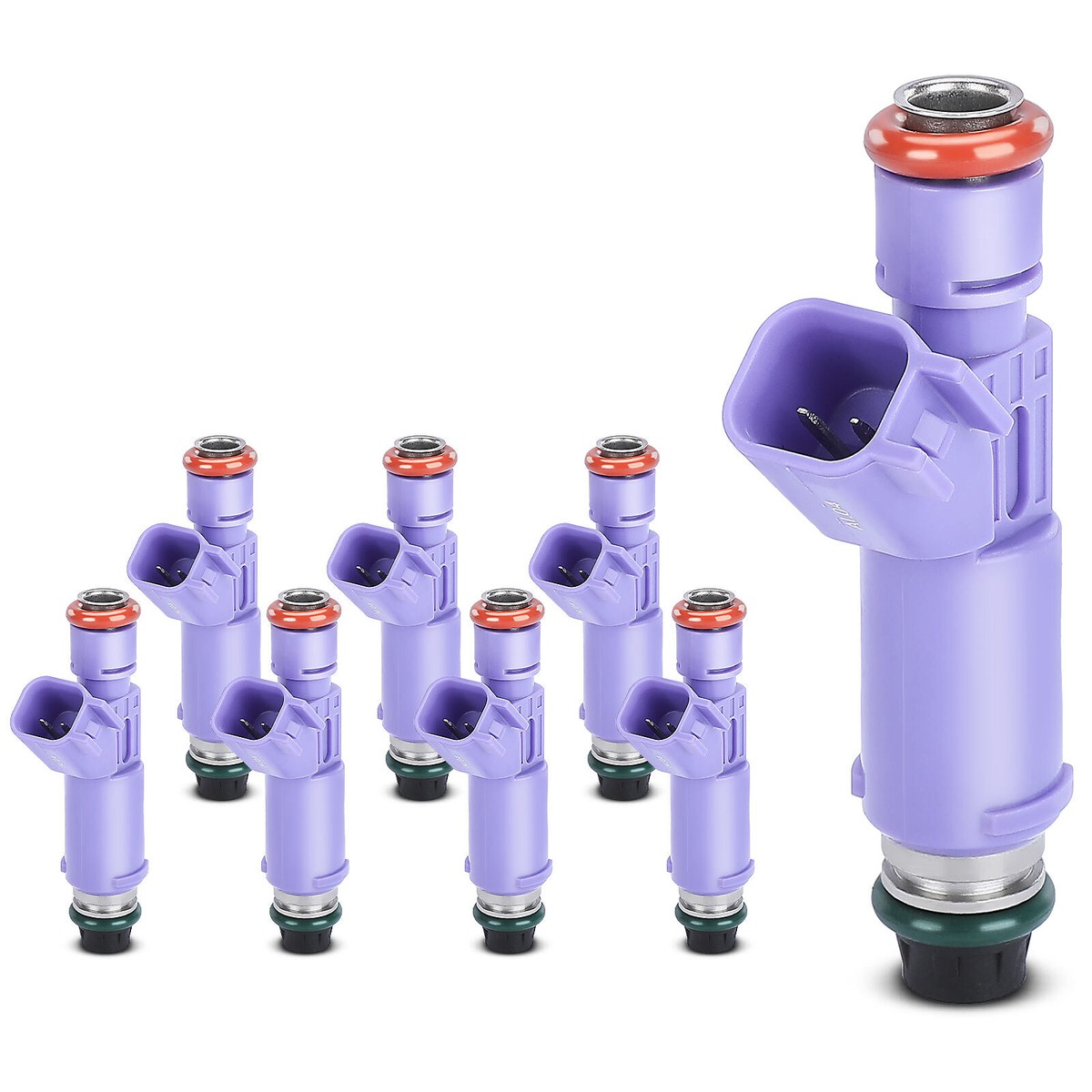 Oem Fuel Injectors 8-Piece Fuel Injector Set For Ford F-150, Expedition ...