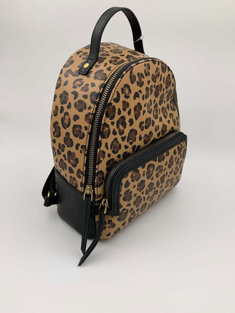 Fossil Felicity Backpack Cheetah SHB2347989 Leopard Animal Print Retail ...