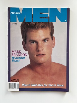 Advocate Men Apr 1992, Gay Magazine, PlayGirl, Black Inches, Honcho ...