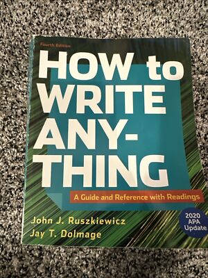 How To Write Anything Fourth Edition | eBay