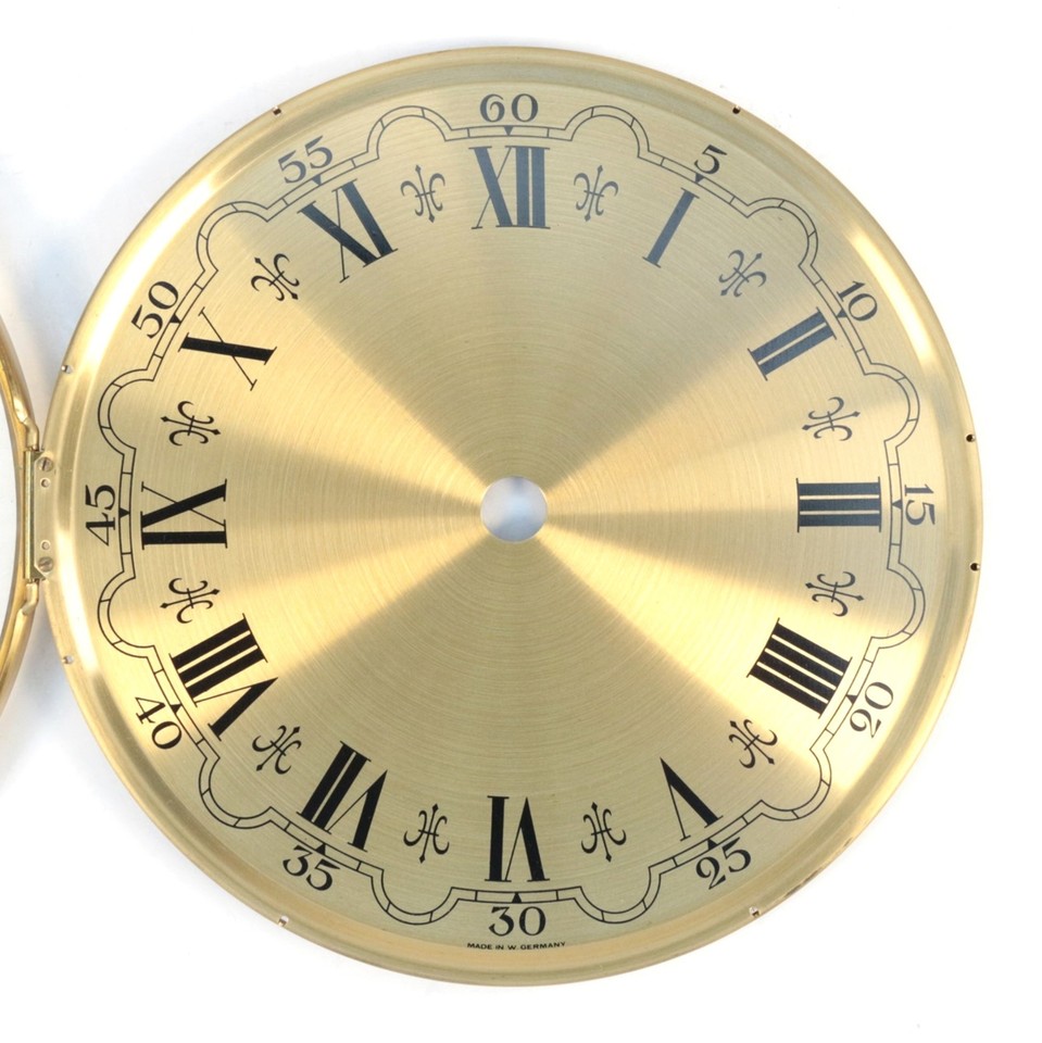 Clock Dial with Bezel and Convex Glass 6-3/16 inches W. Germany - LW498 ...