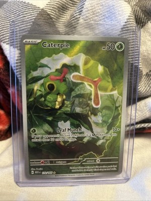 Pokémon TCG Caterpie 172/165 Scarlet & Violet 151 Holo Illustration ...